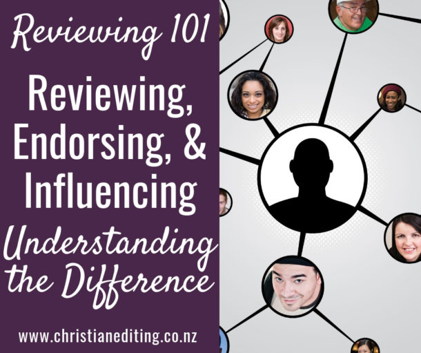 Reviewing, Endorsing, and Influencing: Understanding the Difference